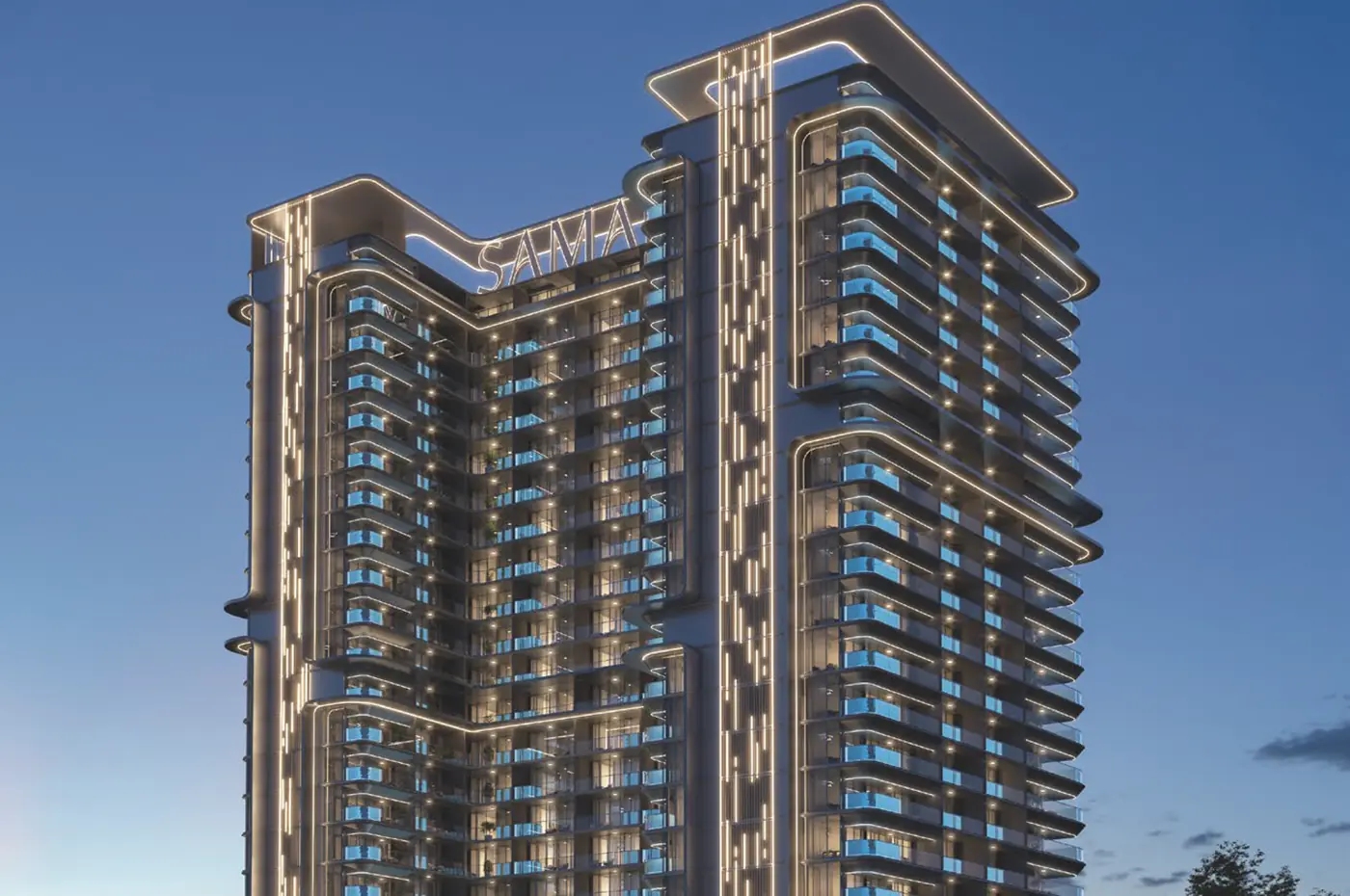 Samana Sky Views at Dubai Production City - ELEVATION