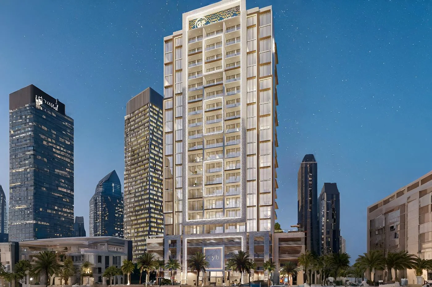 Vyb at Business Bay, Dubai - ELEVATION