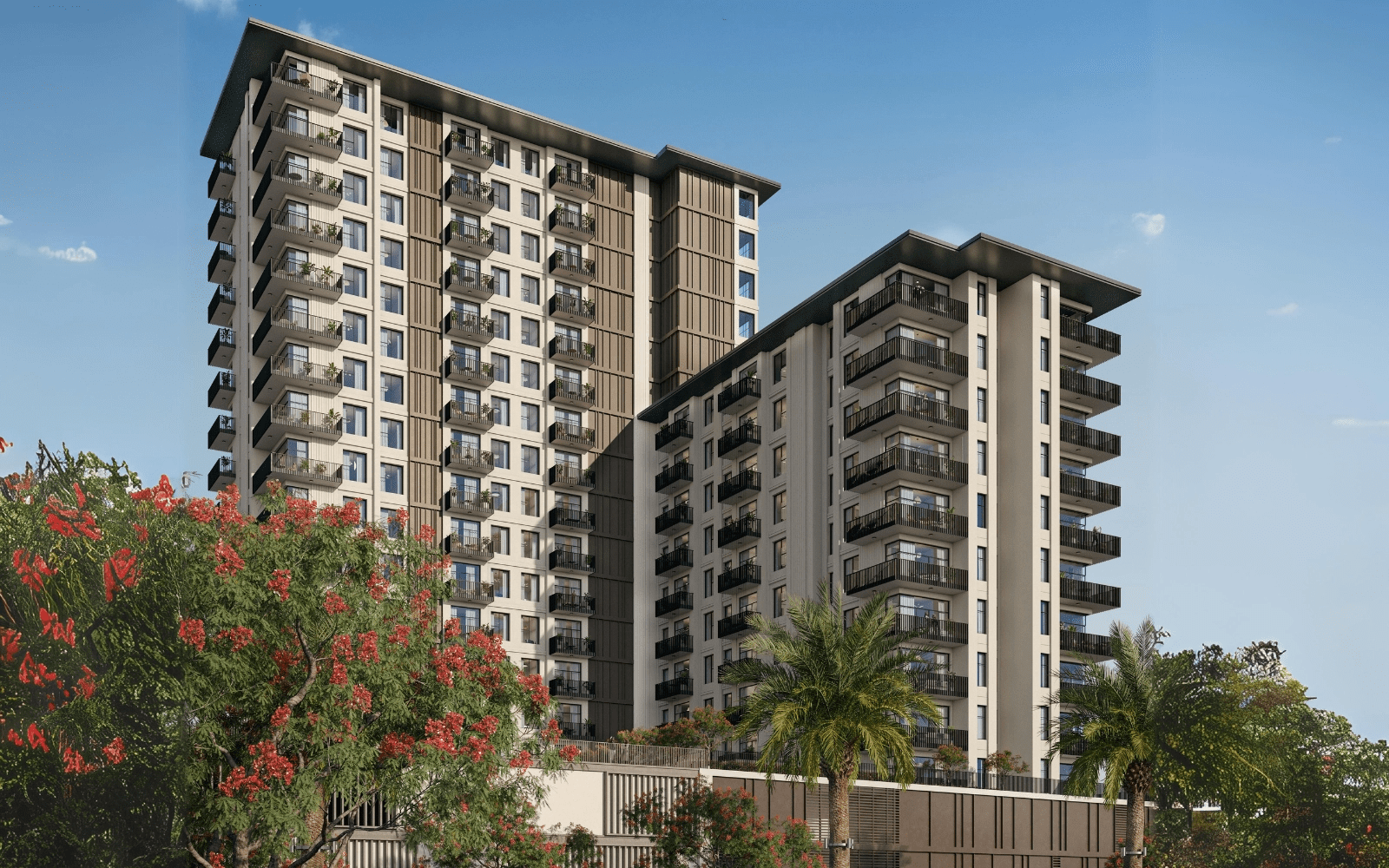 NSHAMA FIA AT TOWN SQUARE DUBAI - ELEVATION