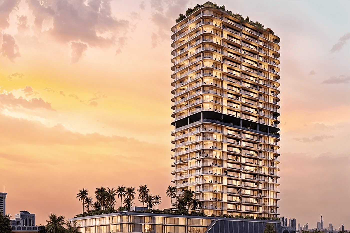 INTERSTELLAR TOWER AT JVT, DUBAI - ELEVATION
