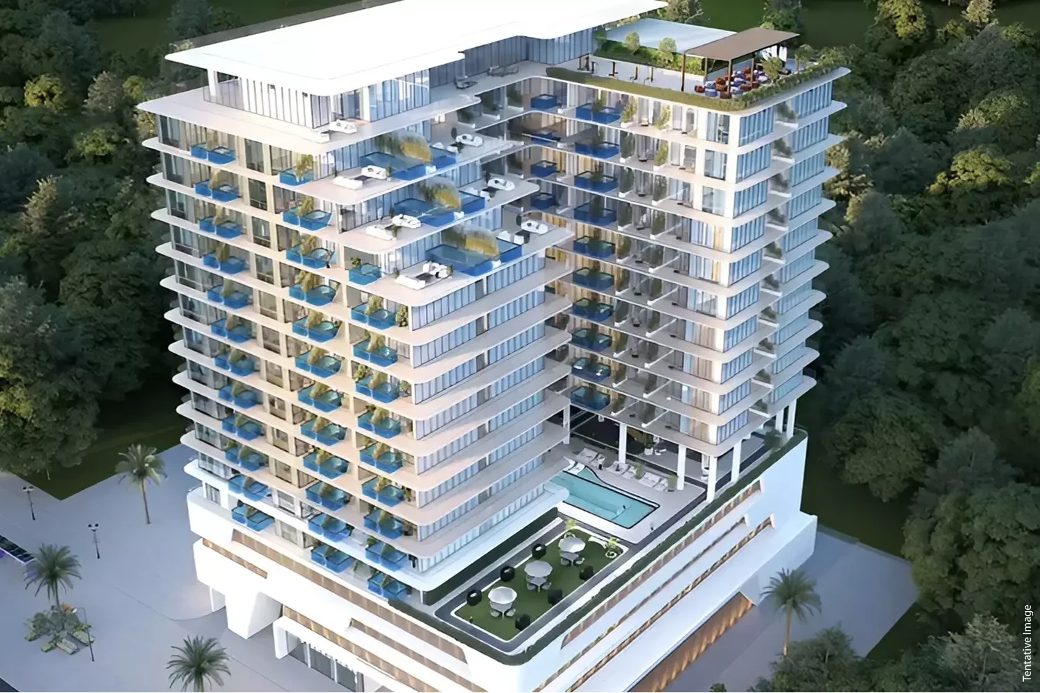 Lazord by Lapis at Majan, Dubai - ELEVATION