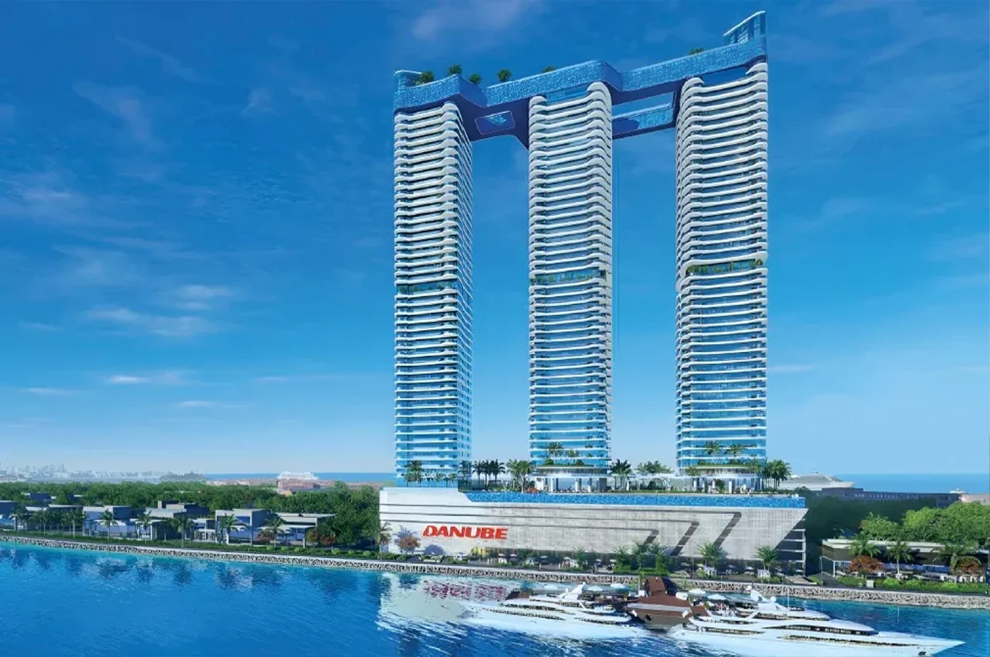 Oceanz 2 By Danube At Dubai Maritime City - ELEVATION